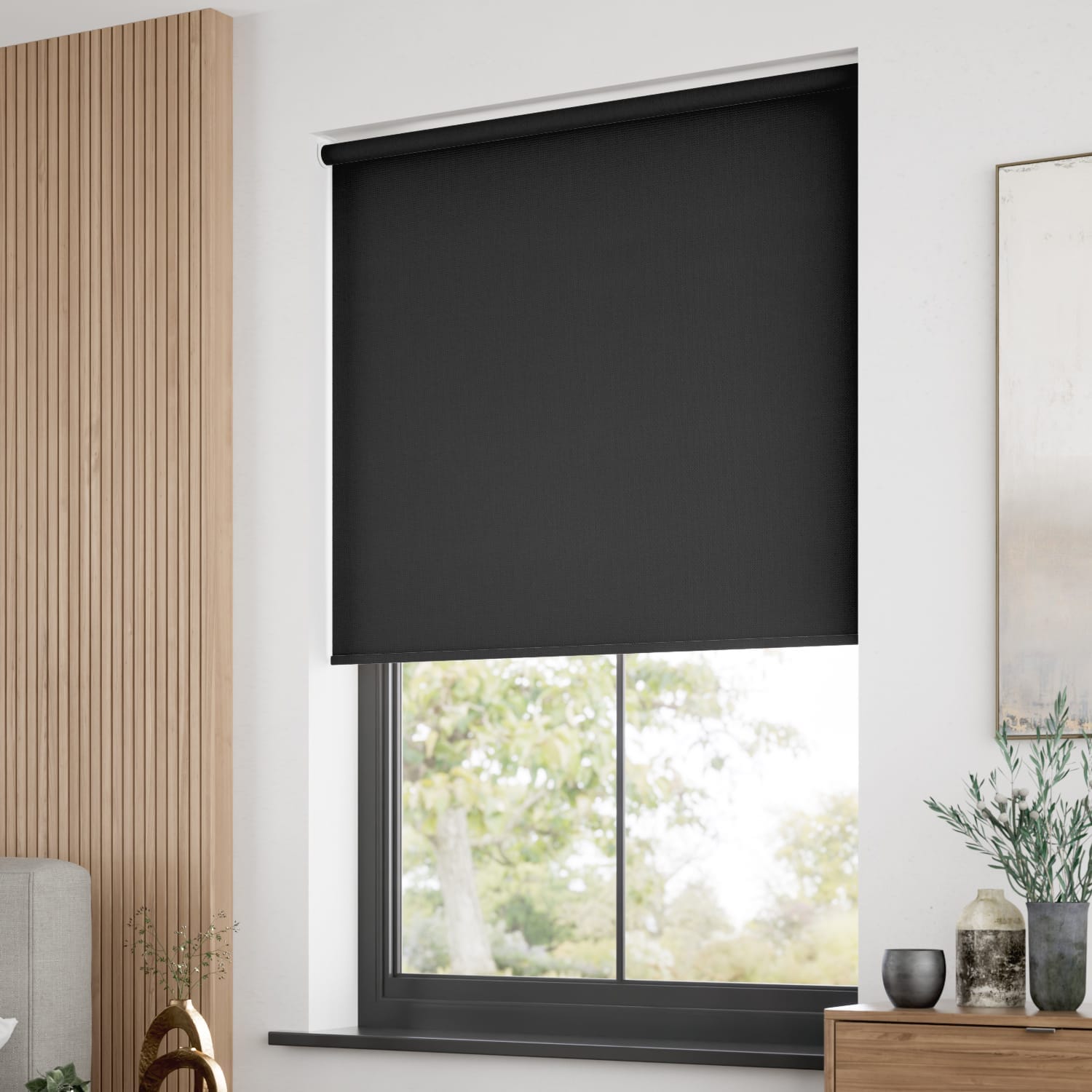 Tenda a rullo Sorrento Oscurante Nero